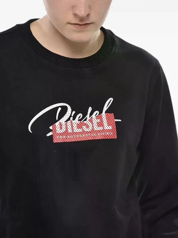 DIESEL® Long Sleeve Crewneck Sweatshirt