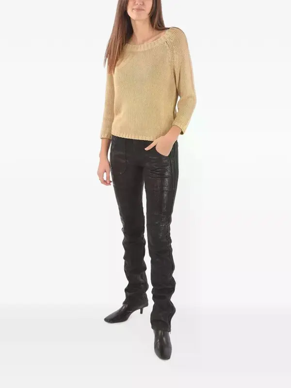 DIESEL® Coated Biker Trousers
