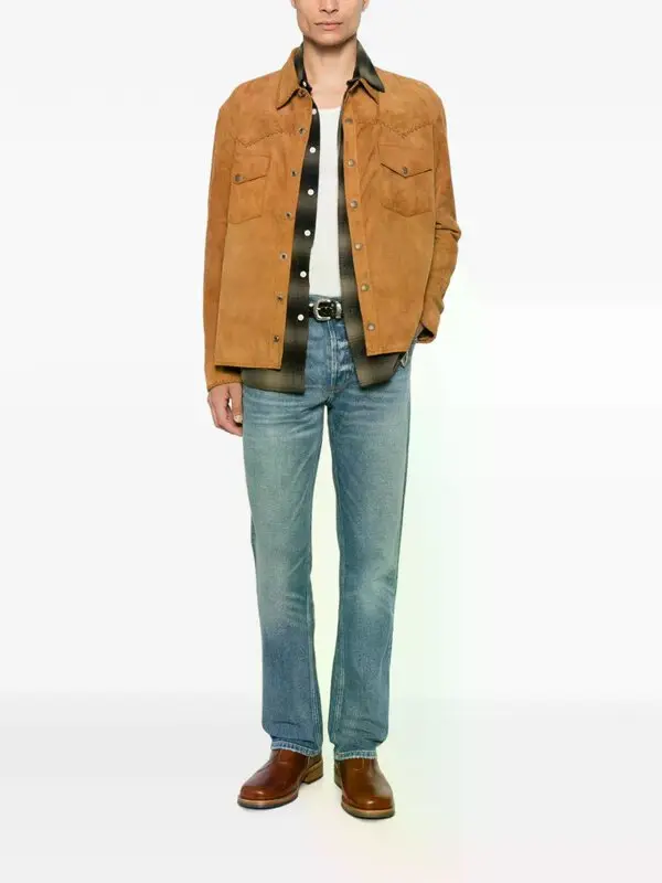 ANTIK DENIM Anti-dream Distressed Straight-leg Jeans