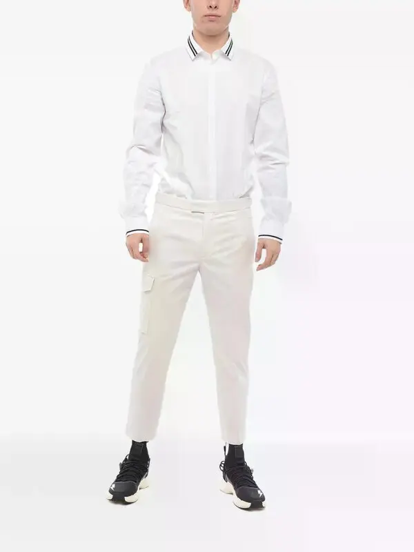 Neil Barrett Beige Cargo Skinny Fit Trousers - Neutrals
