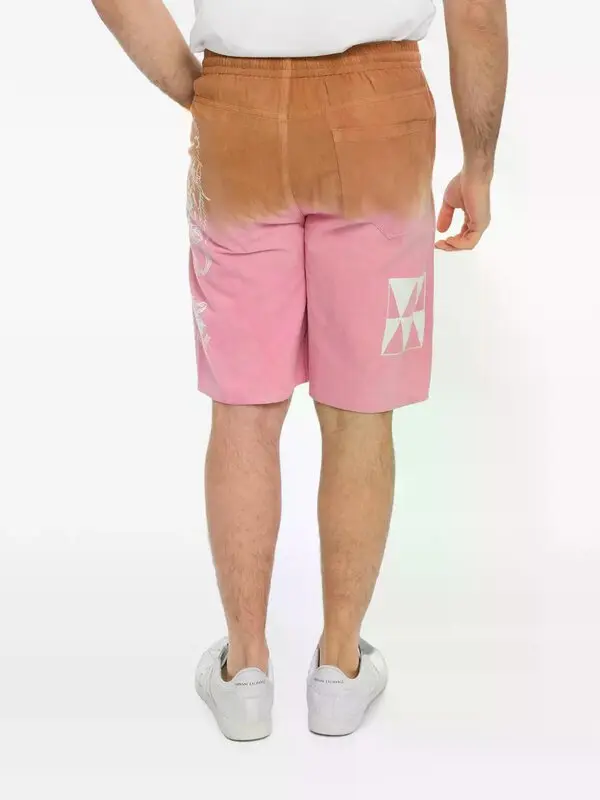 VYNER ARTICLES Logo-print Shorts - Pink