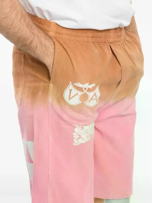 VYNER ARTICLES Logo-print Shorts