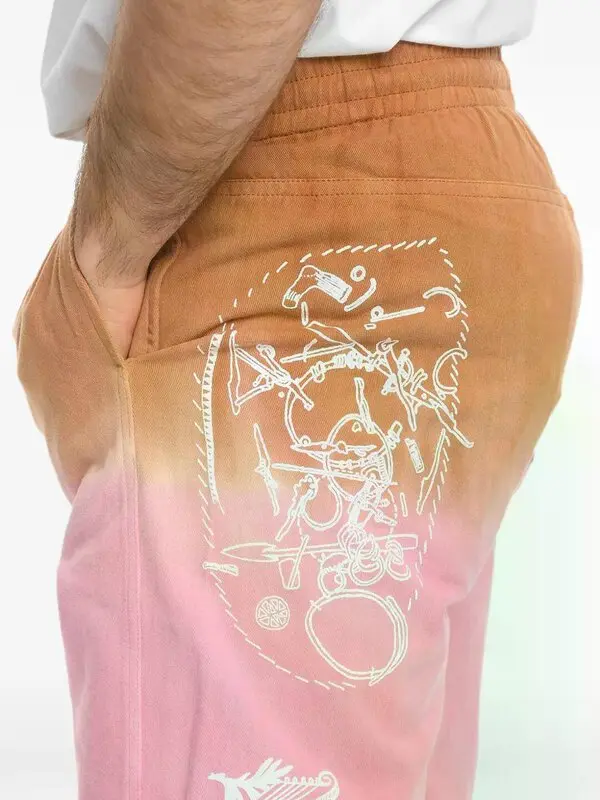 VYNER ARTICLES Logo-print Shorts