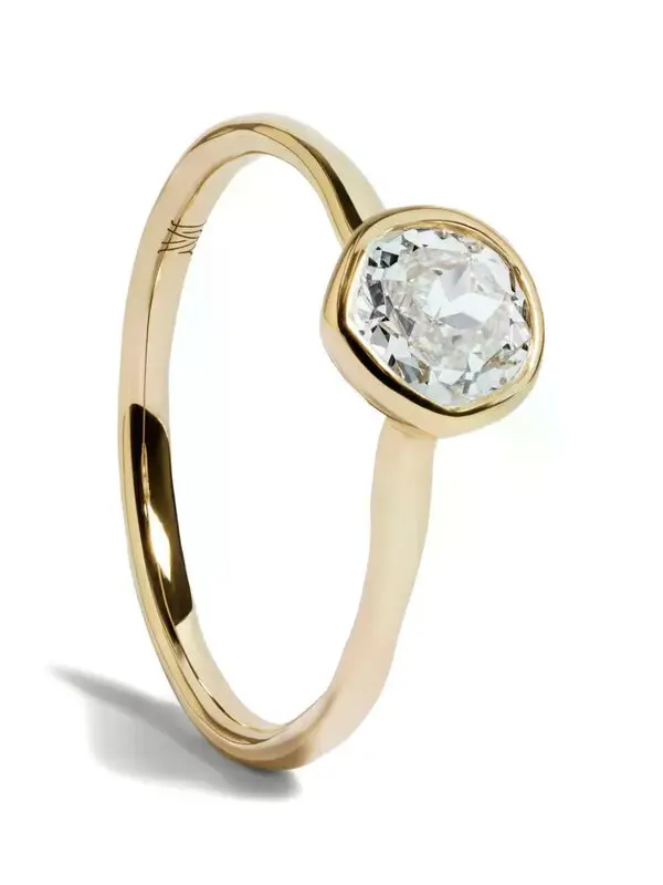 Monica Vinader Mv Siren™ Solitaire Diamond Ring - Gold