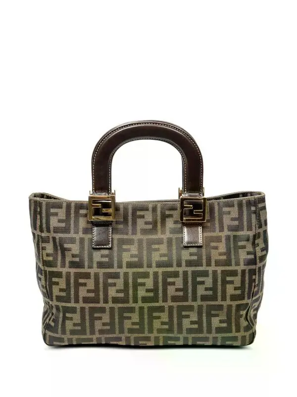 Fendi Small Zucca-pattern Tote Bag - Brown