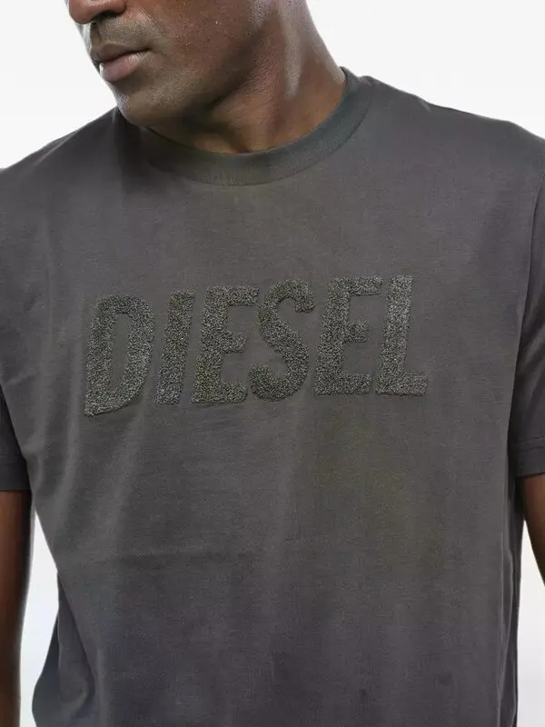 DIESEL® Embossed-logo T-shirt
