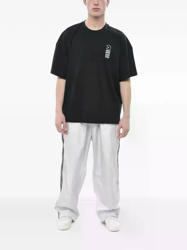 W/STUDIO X Pac-man X Antonia Printed Cotton T-shirt - Black