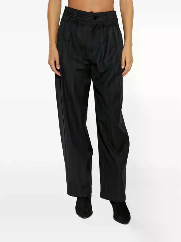 Isabel Marant Étoile Mayera Wool Pinstripe Trousers