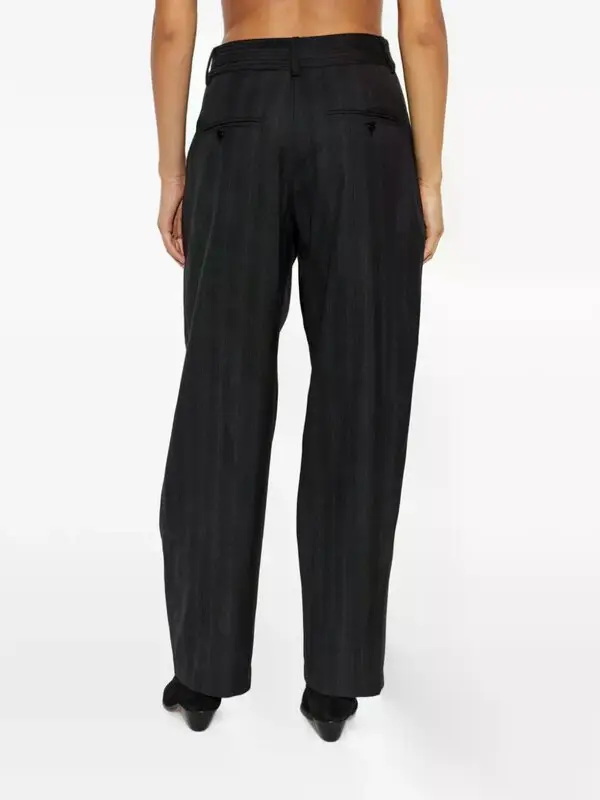 Isabel Marant Étoile Mayera Wool Pinstripe Trousers