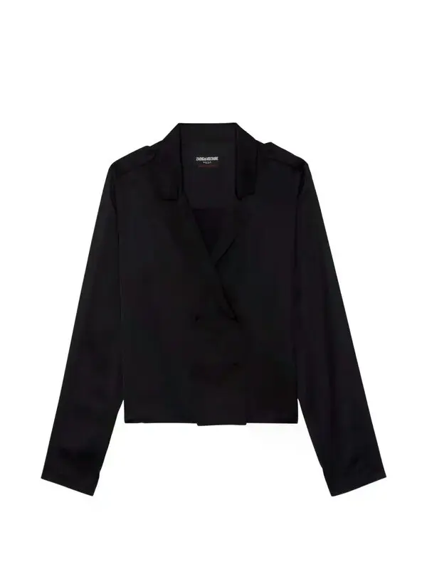 Zadig&Voltaire Tussi Double-breasted Blouse - Black