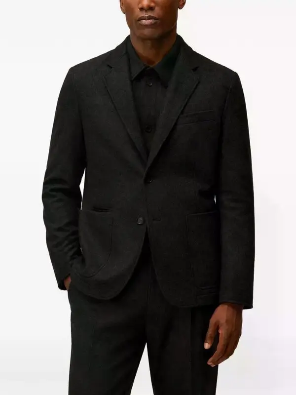 RETORI Single-breasted Padded Blazer