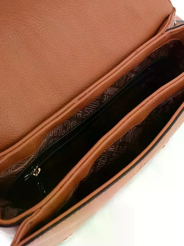 Moschino Hammered-effect Shoulder Bag
