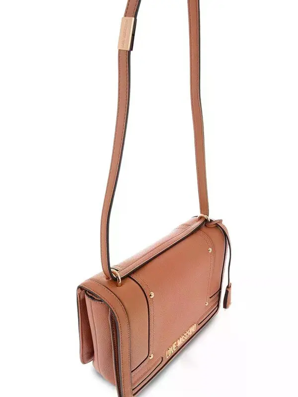 Moschino Hammered-effect Shoulder Bag