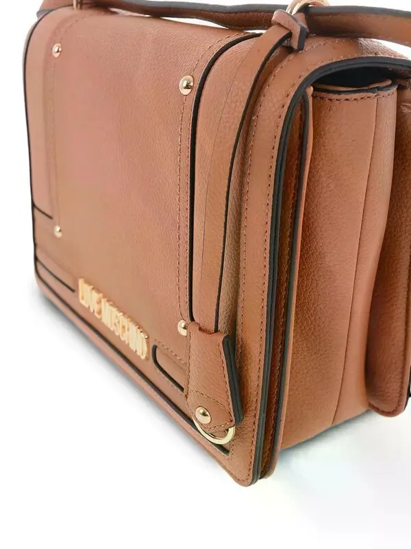 Moschino Hammered-effect Shoulder Bag