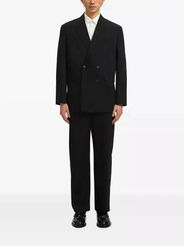 SELECTED Loose-fit Tailored Trousers - Black
