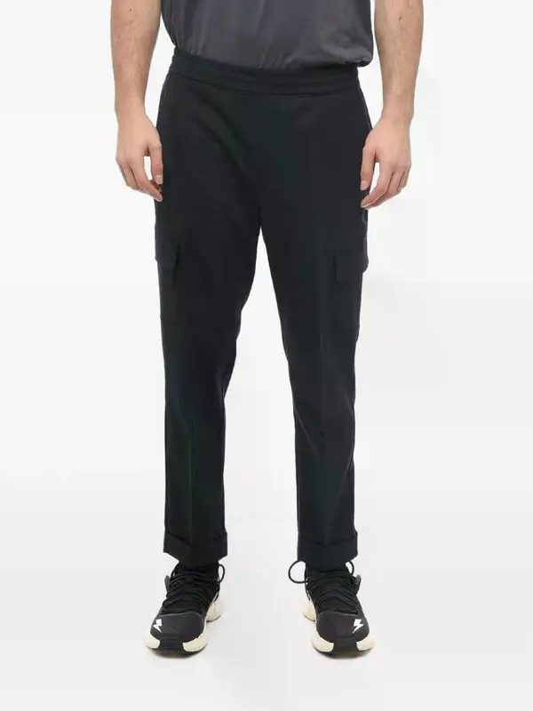 Neil Barrett Low-rise Tailored Cargo Trousers - Blue