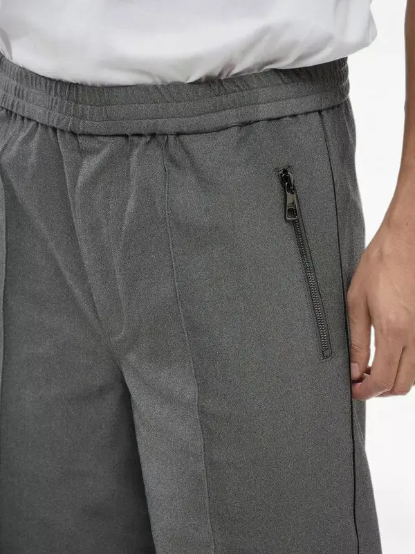 Neil Barrett Elasticated Waistband Zip Pocket Trousers