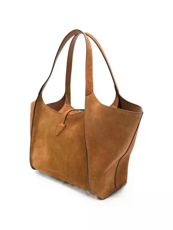 TOD'S T Timeless Suede Tote Bag