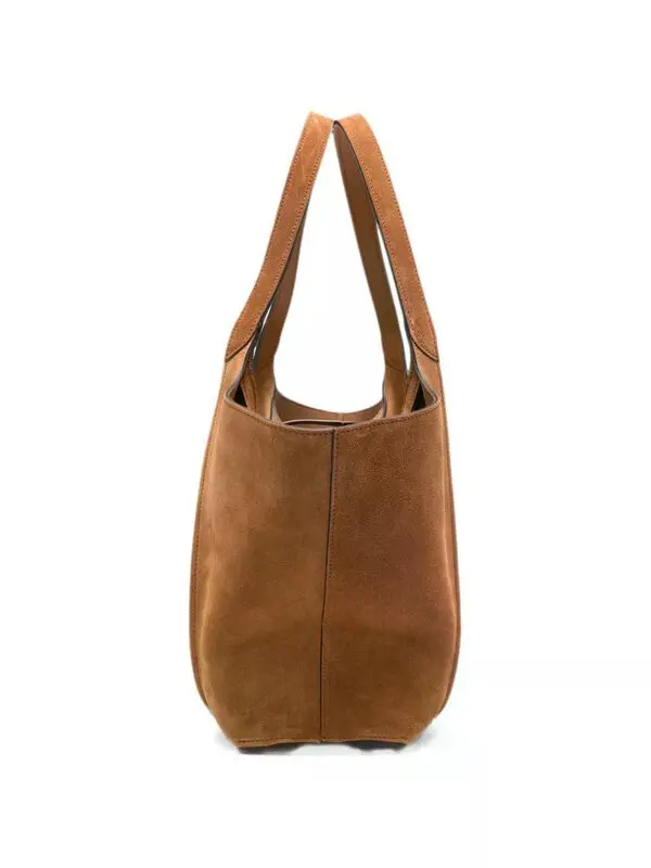 TOD'S T Timeless Suede Tote Bag