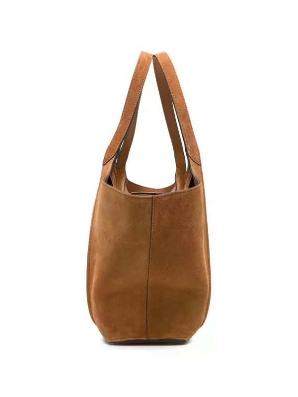 TOD'S Timeless Suede Tote Bag - Neutrals