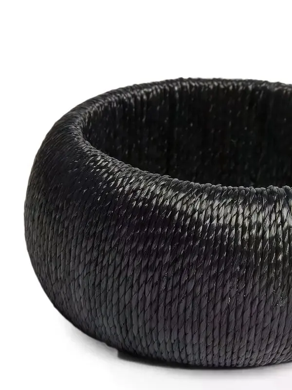 Liviana Conti Woven Slip-on Bangle - Black