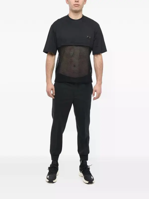 Neil Barrett Mesh-panel T-shirt