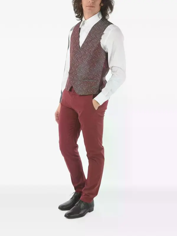 Corneliani Double-breasted Silk Waistcoat