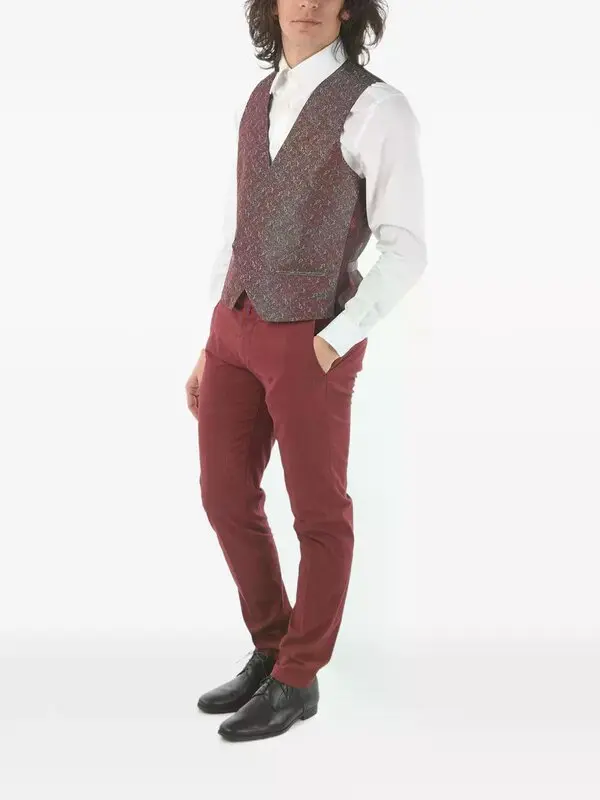 Corneliani Double-breasted Silk Waistcoat