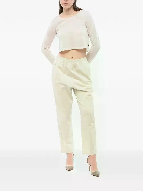 Woolrich Elasticated-waist Flat-front Trousers