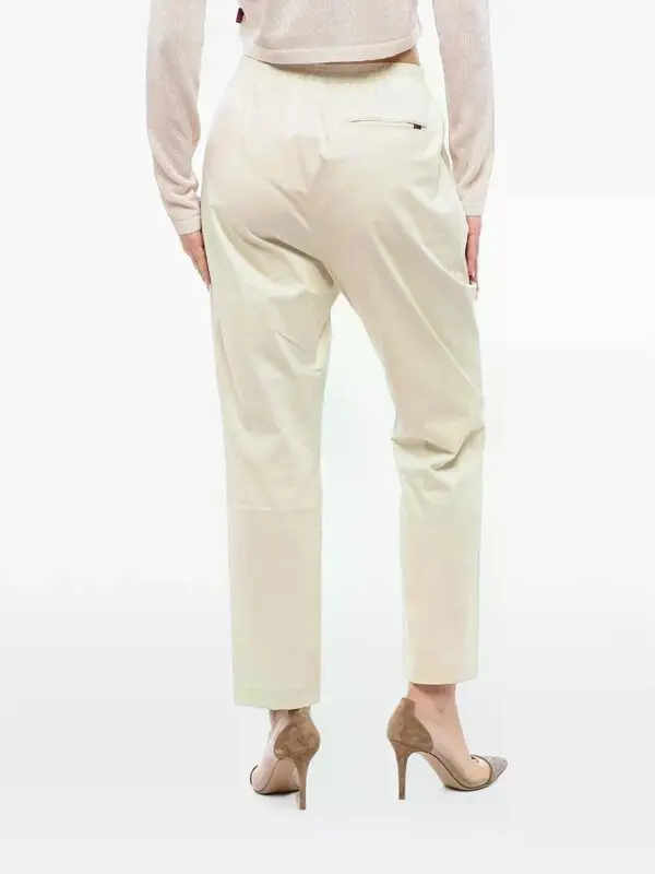 Woolrich Elasticated-waist Flat-front Trousers