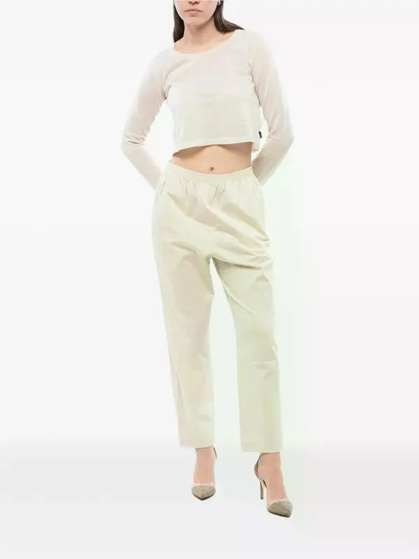 Woolrich Flat-front Elasticated Waist Trousers