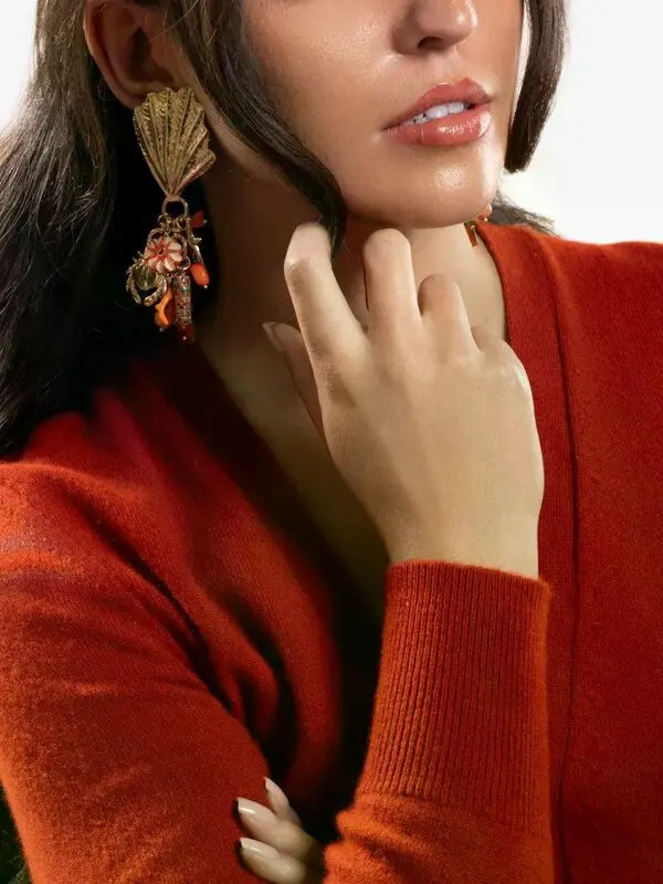 Gas Bijoux Shellita Beach Charm Earrings