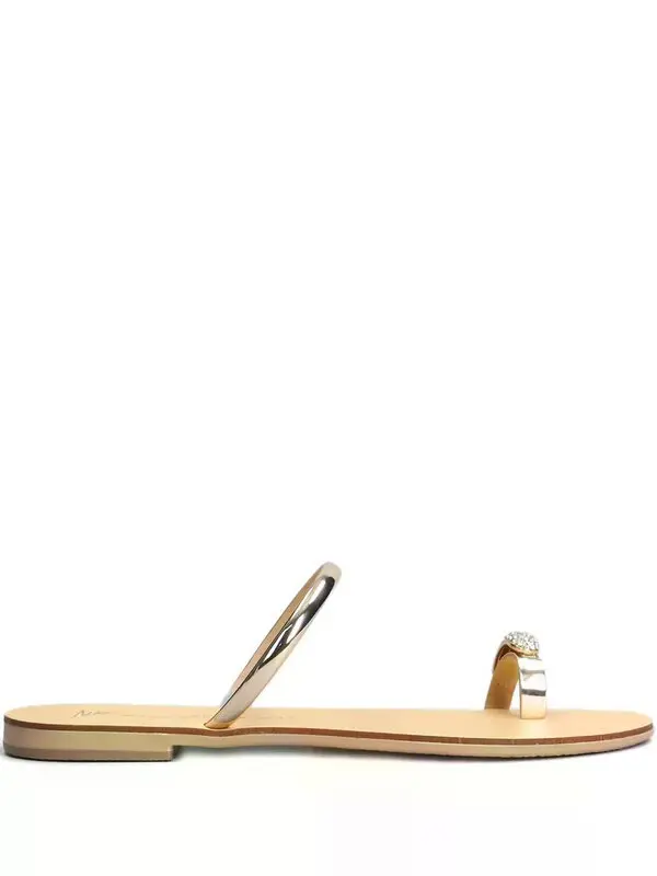 NICOLAS LAINAS Arch Kythnos Flat Sandals - Gold