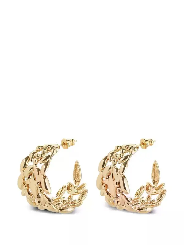 Gas Bijoux Olea Openwork Hoop Earrings - Gold