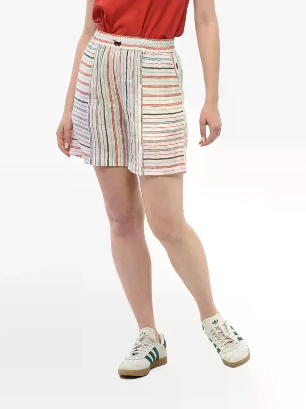 Woolrich Baydere Striped Shorts - Neutrals