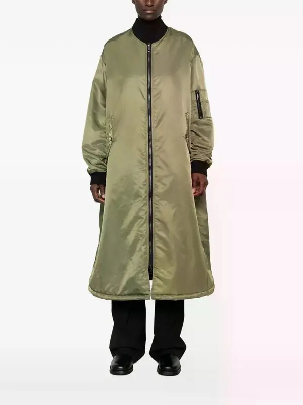 GIORGIO BRATO Zip-up Coat - Green