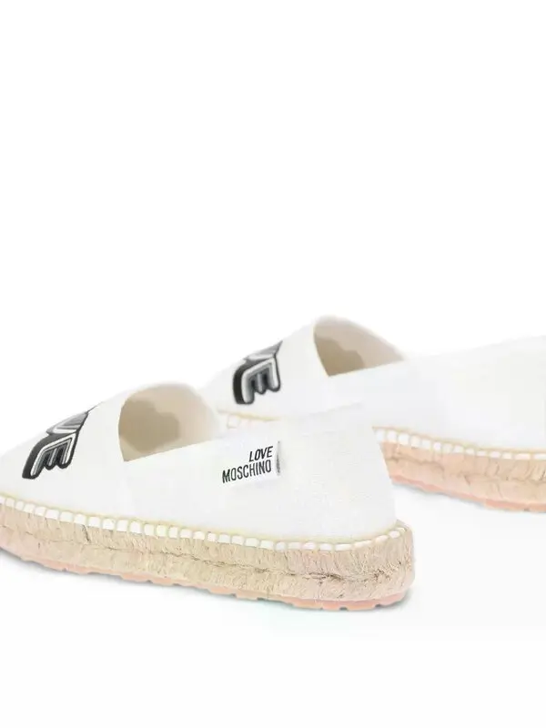 Moschino Print Mesh Espadrilles