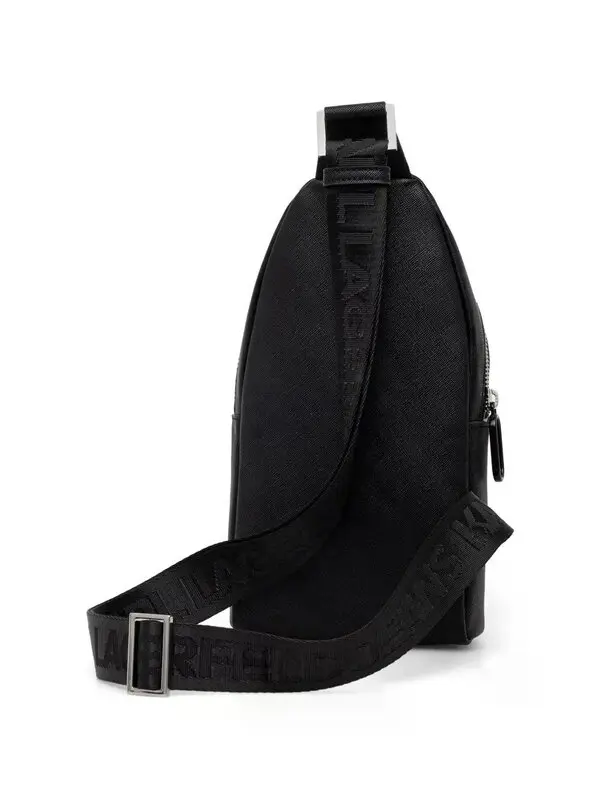 Karl Lagerfeld Logo Print Zip-around Backpack