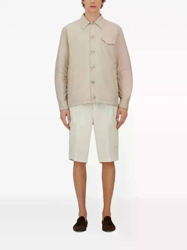 Herno Suede-effect Padded Jacket