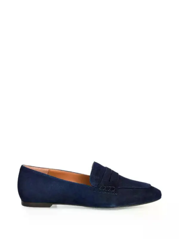 BILLI BI A9400 Suede Penny Loafers - Blue