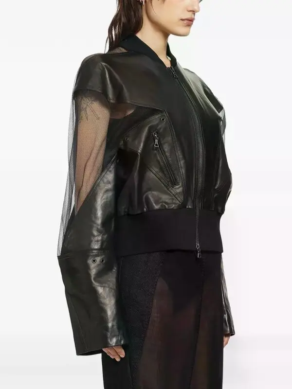 YEHUAFAN Leather Jacket