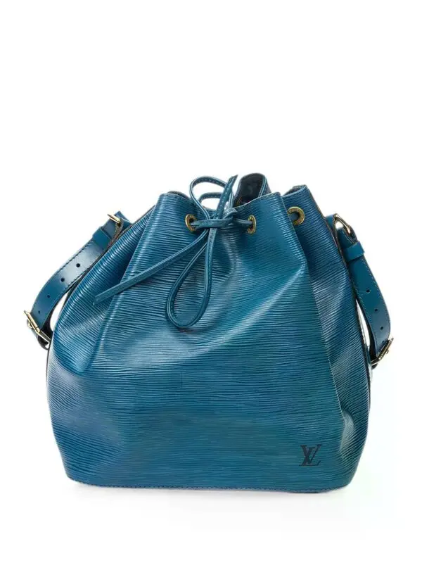 LOUIS VUITTON Noe Épi Pm Bucket Bag - Blue