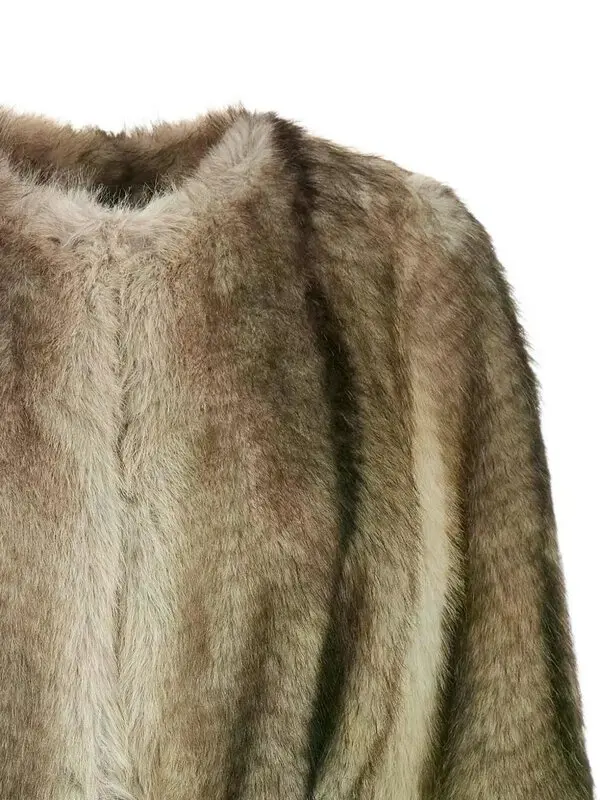 TWINSET Belted Gradient-effect Coat