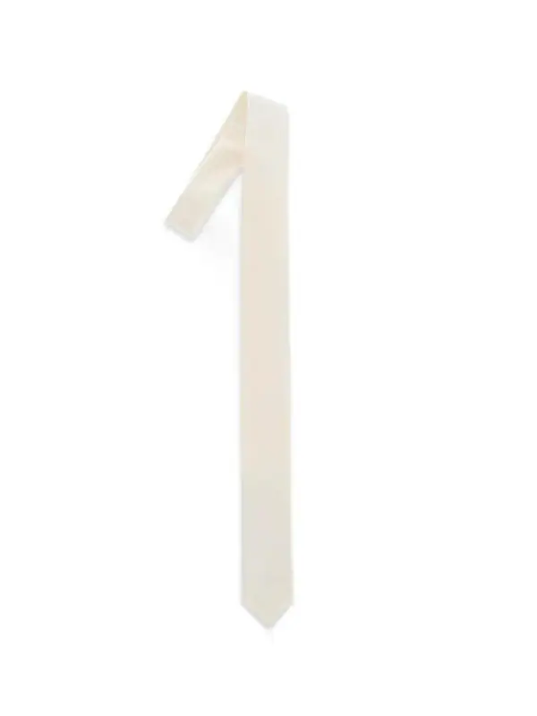 Corneliani Silk Neck Tie - White
