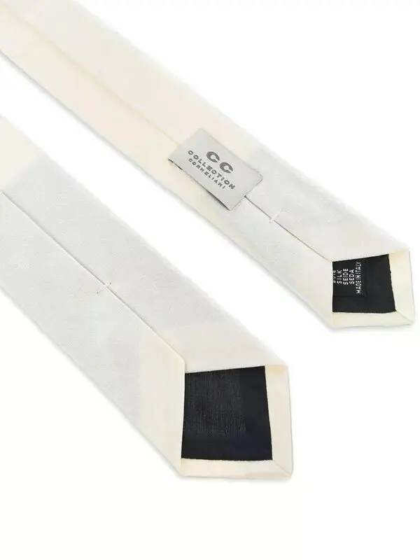 Corneliani Silk Neck Tie - White