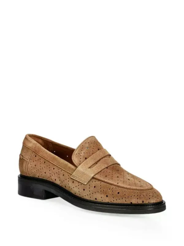 BILLI BI Perforated Penny Loafers