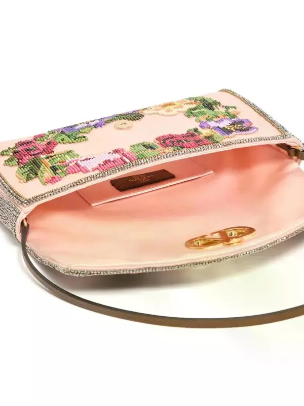 Valentino Garavani Small Embroidered Shoulder Bag