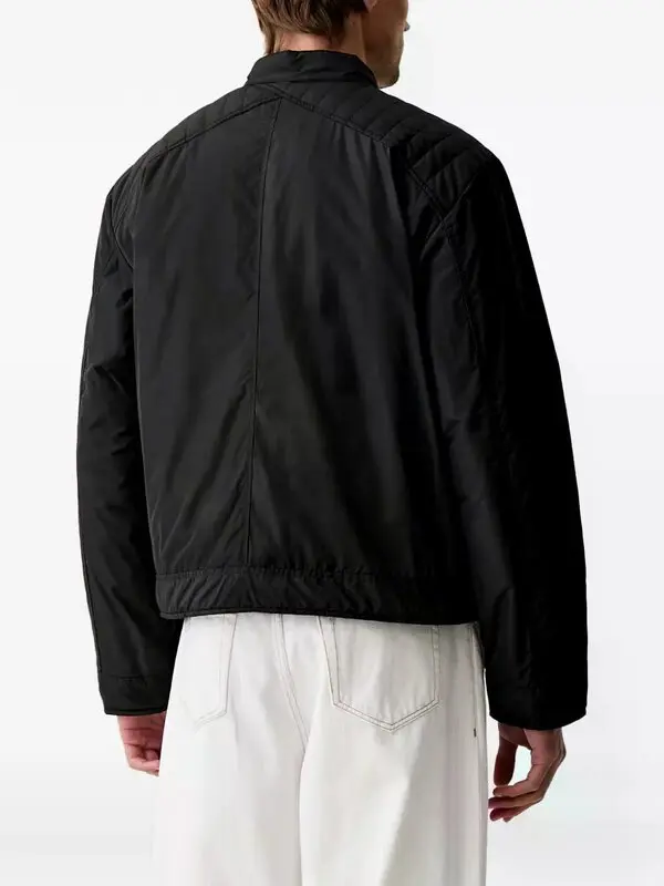 Karl Lagerfeld Logo-patch Quilted-panel Jacket