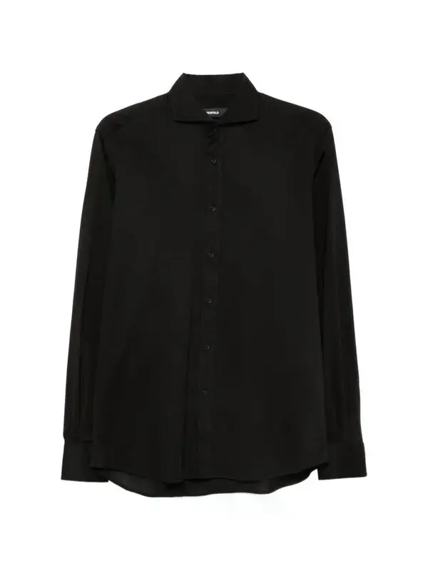 Karl Lagerfeld Modern Fit Button-fastening Shirt - Black