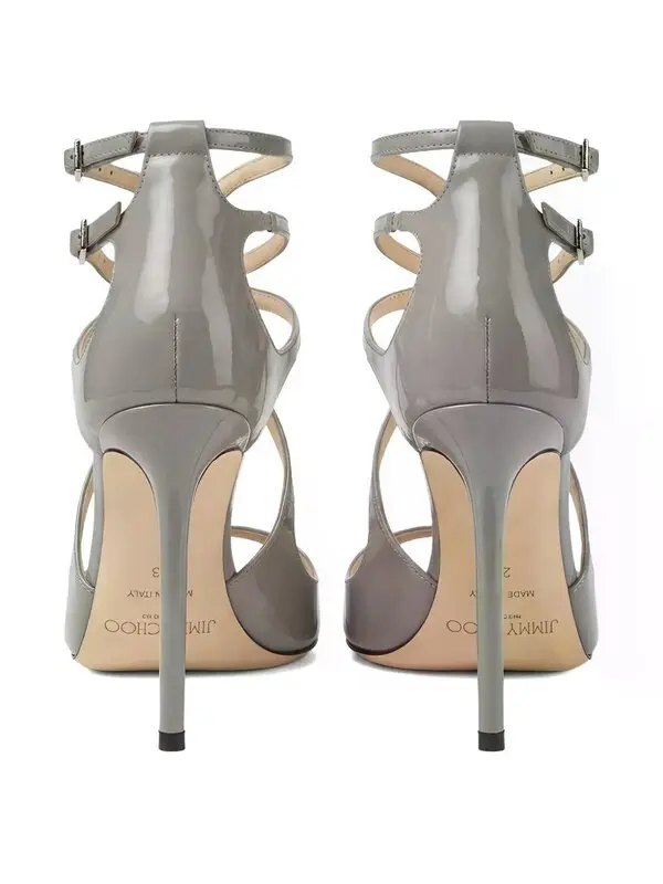 JIMMY CHOO Azia 95 Sandals - Grey